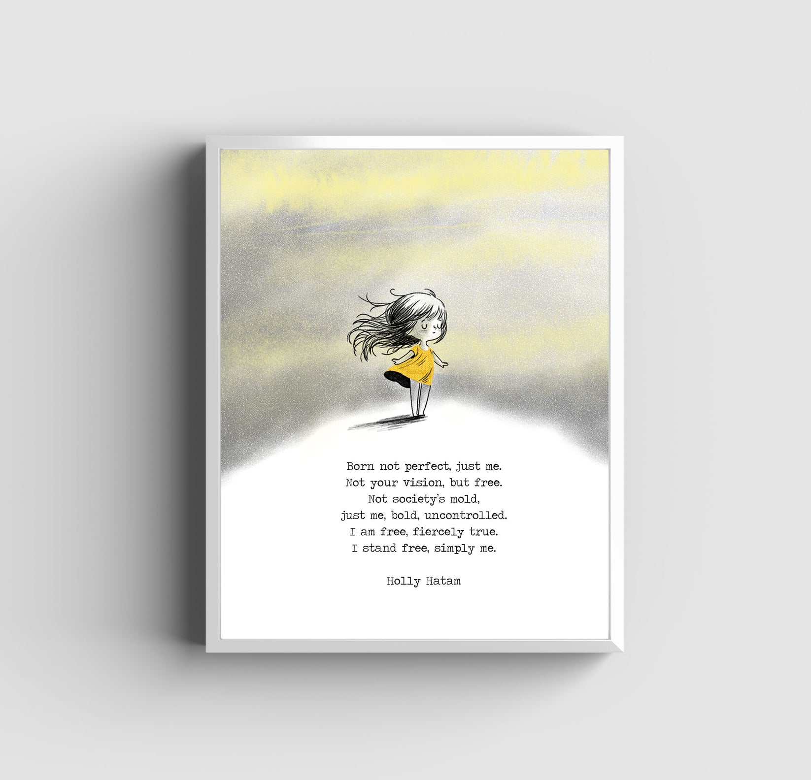 Be You Poem - Art Print – Holly Hatam