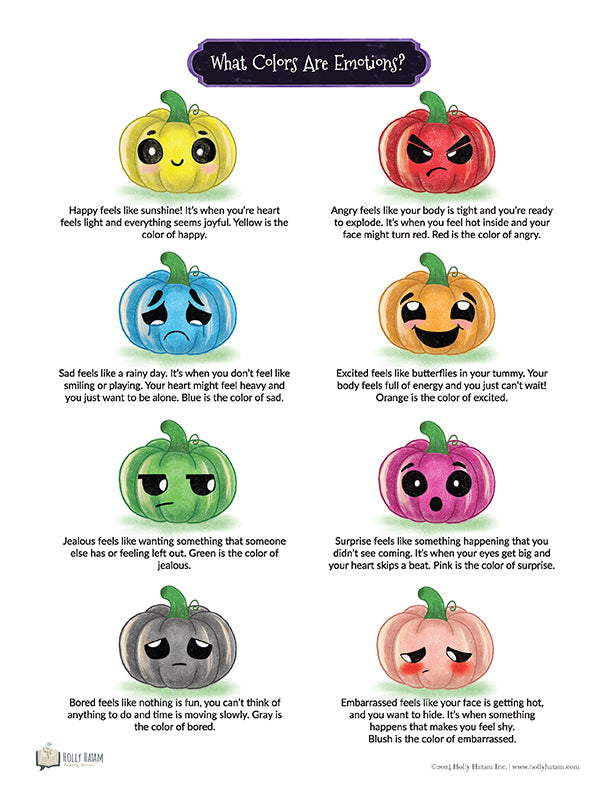 Halloween Emotional Awareness Coloring Sheets – Fun Pumpkin Activity f ...
